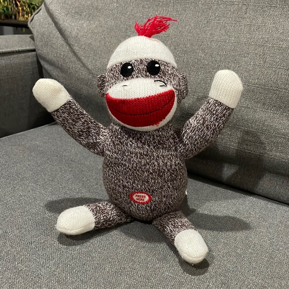 Sock Monkey | Toys | Sock Monkey Giggle Plush Toy | Poshmark